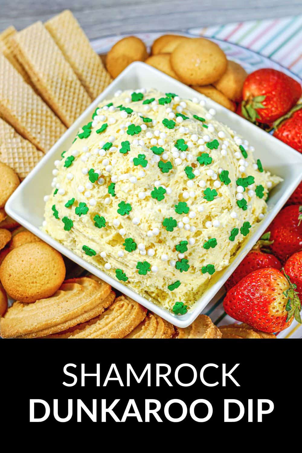 Shamrock Dunkaroo Dip | Cake Mix Recipes