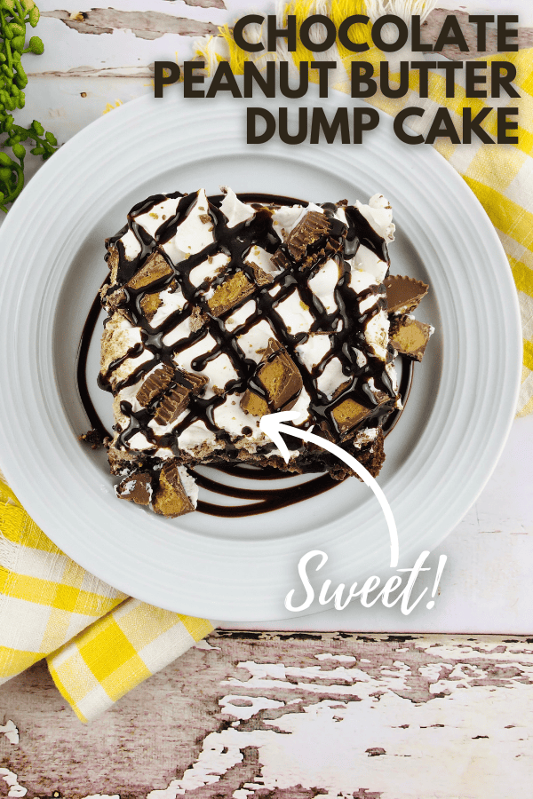 Chocolate Peanut Butter Dump Cake | Cake Mix Recipes