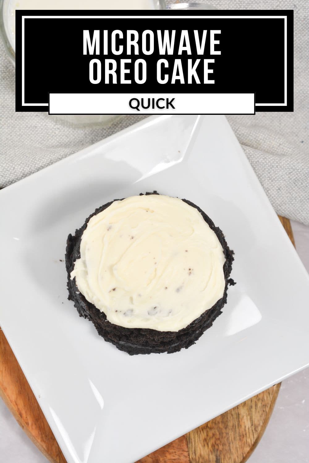 Microwave Oreo Cake | Cake Mix Recipes