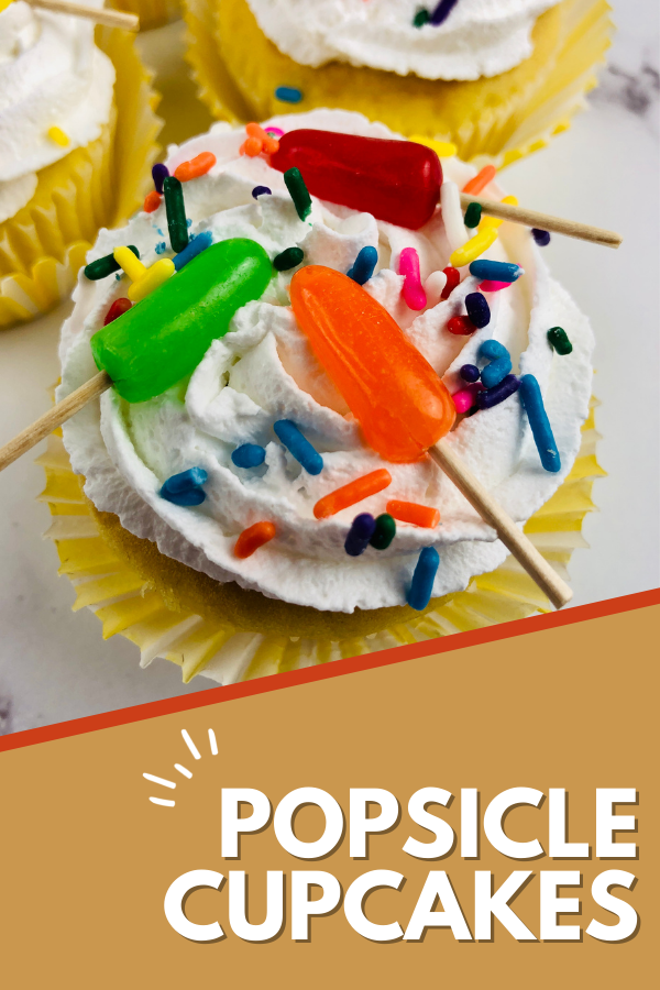 Popsicle Cupcakes for Summer | Cake Mix Recipes