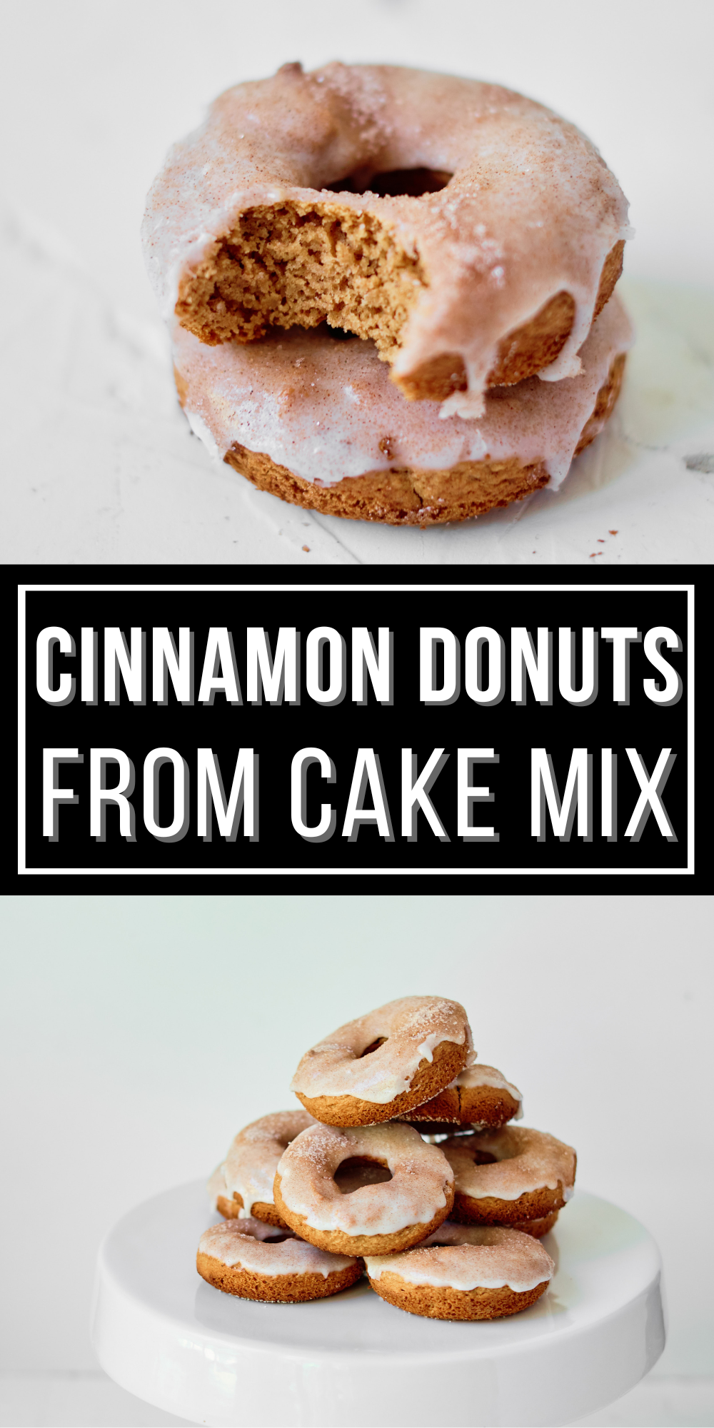 Cinnamon Donuts from Cake Mix | Cake Mix Recipes