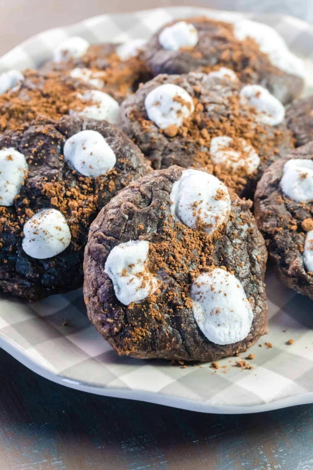 Hot Cocoa Cookies Recipe | Cake Mix Recipes