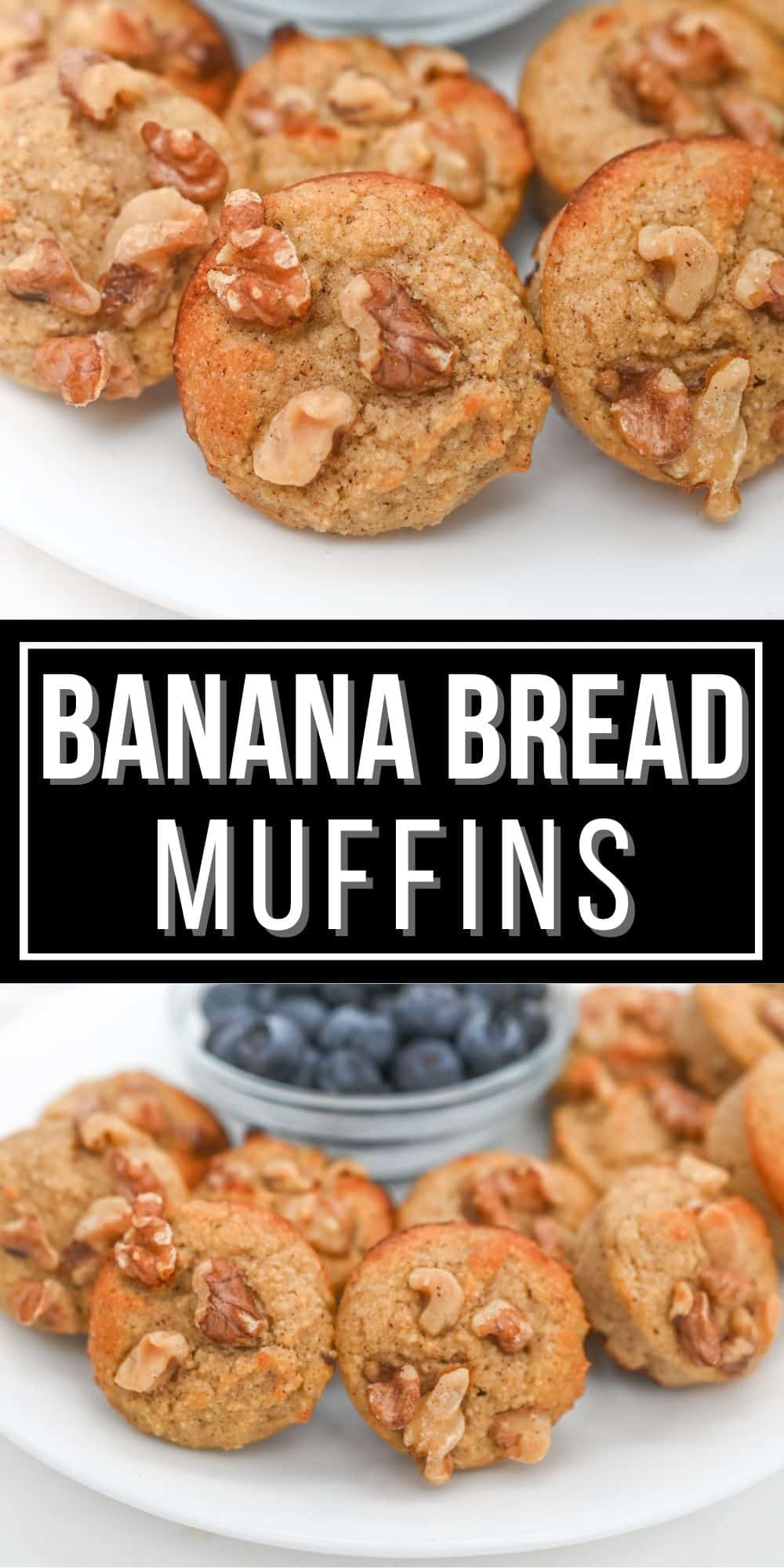 Mini Banana Bread Muffins | Cake Mix Recipes