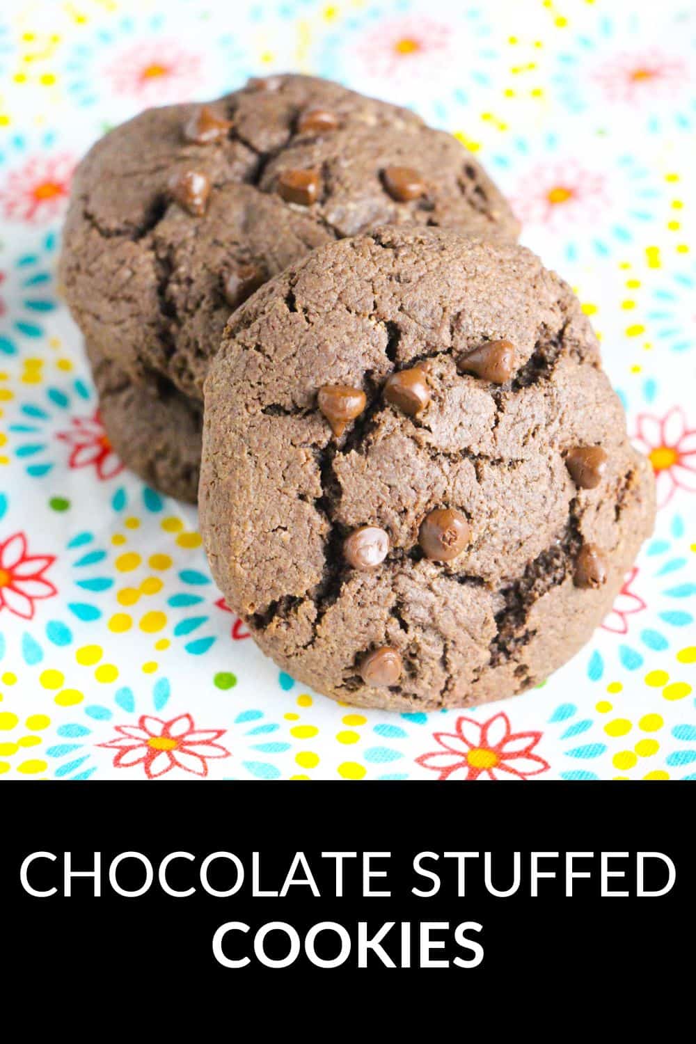 Chocolate Stuffed Cookies - Cake Mix Recipes