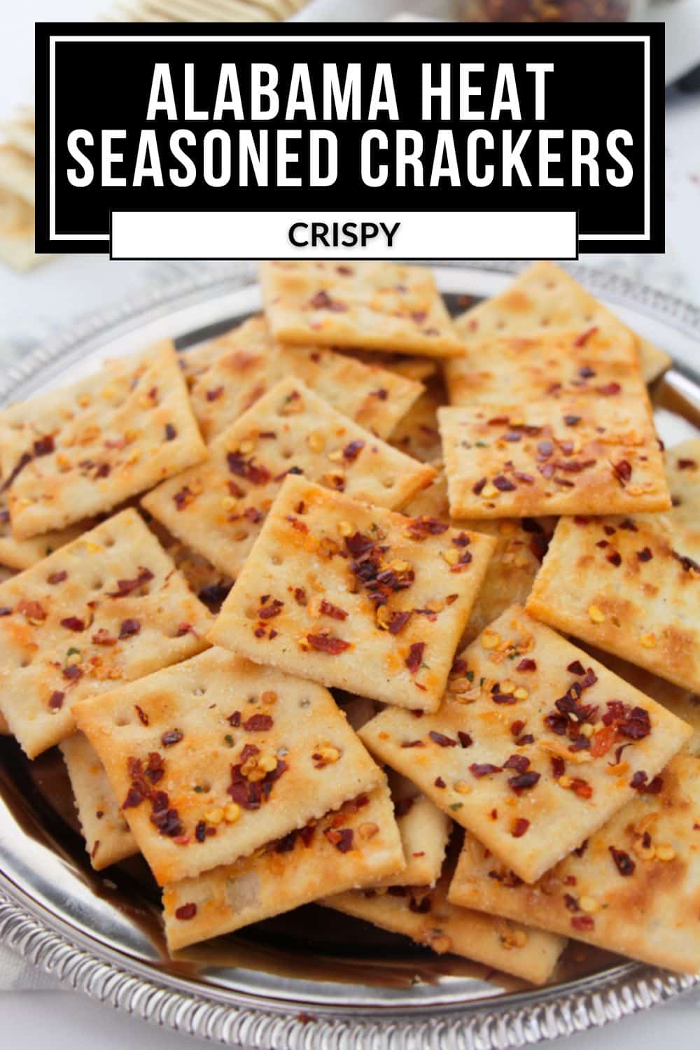 Alabama Heat Seasoned Crackers - Cake Mix Recipes