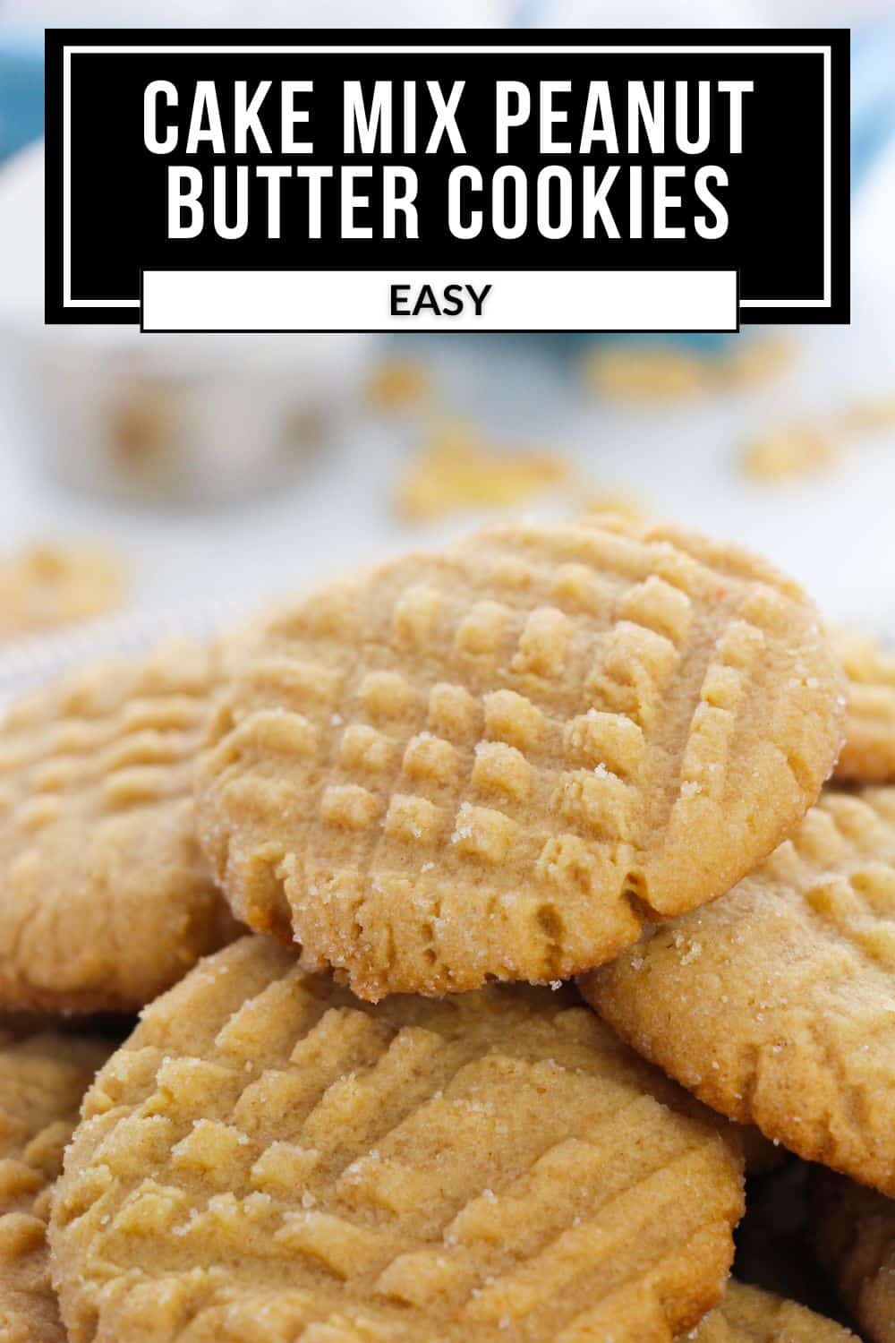 Cake Mix Peanut Butter Cookies - Cake Mix Recipes