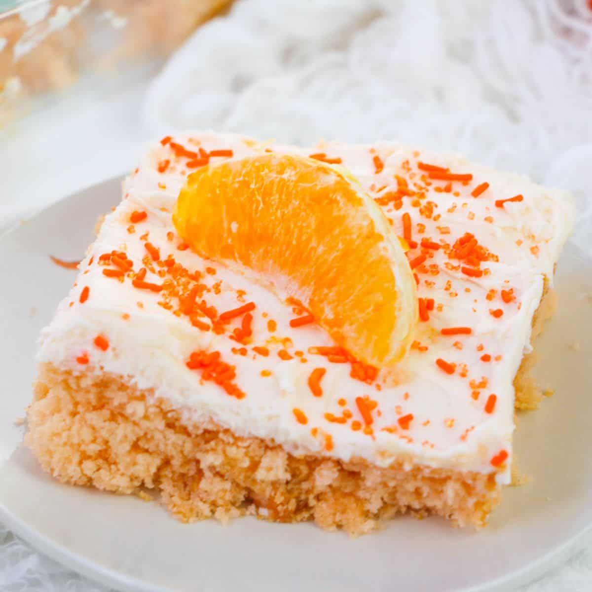 Orange Crush Cake - Cake Mix Recipes