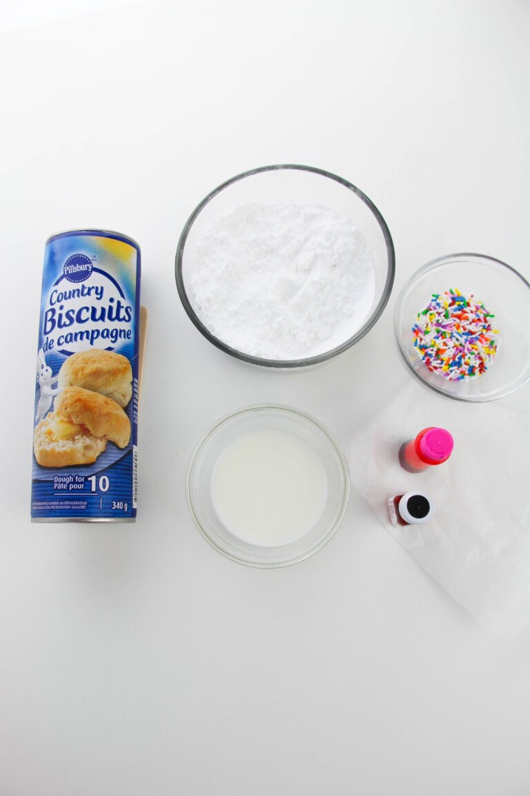 Pink Sprinkle Donuts - Cake Mix Recipes